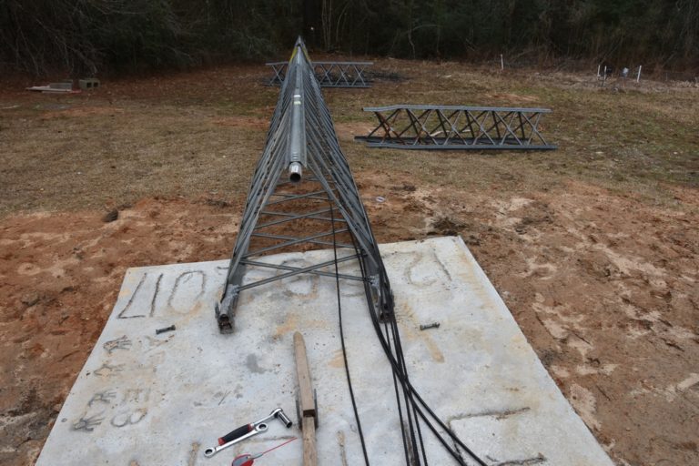 Rohn BX-64 Tower Install – W5UE